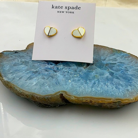 kate spade | Jewelry | Kate Spade New York Gold White 0 Heritage Spade ...